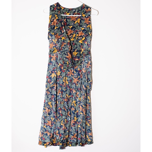 Vintage | Dresses | Karavan Dress Fall Leaves Berries Size Small | Poshmark